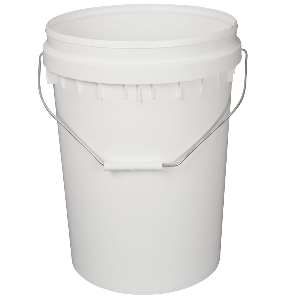 White Bucket 20ltr - ATEX Supplies Sydney