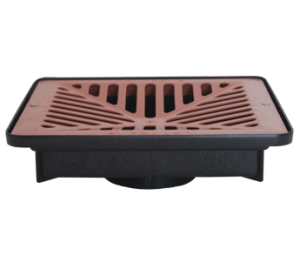 Flo-way Shallow Pit with Terracotta Polymer Grate 84757 - ATEX Supplies ...